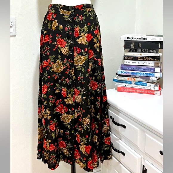 Rena Rowan | Skirts | Rena Rowan For Saville Retro Vtg 9smaxi Skirt ...